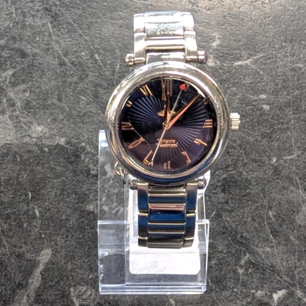 Pre-owned Vivienne Westwood Orb VV006NVSL 32mm Quartz Stainless Steel ...